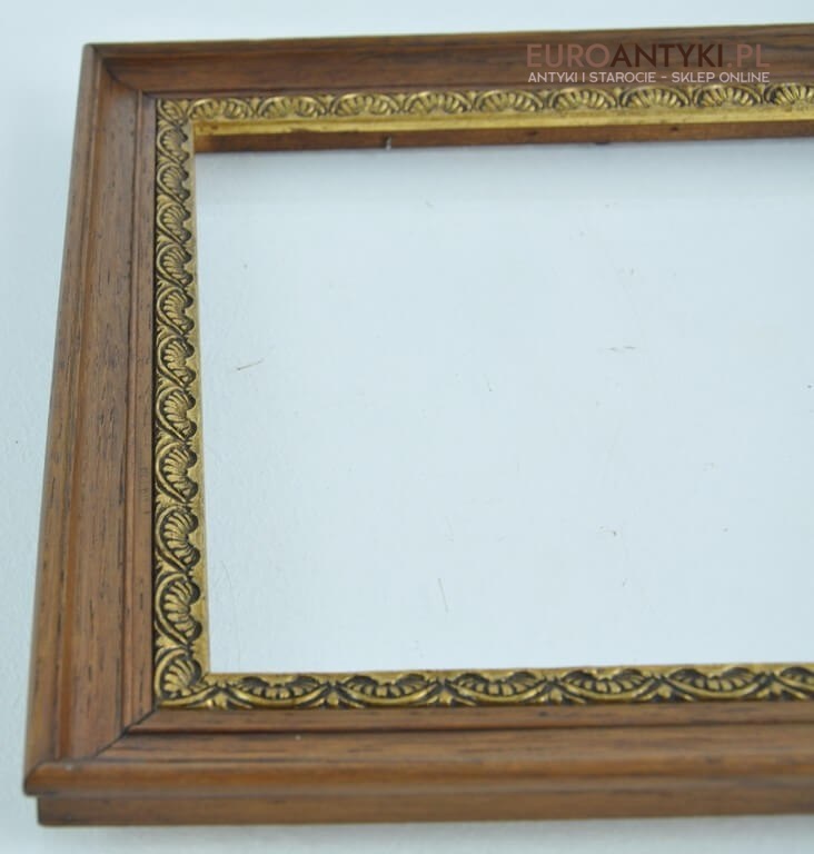 Zabytkowa ramka do obrazu. Antyk. Muzealna rama do zdjęć. - EuroAntyki